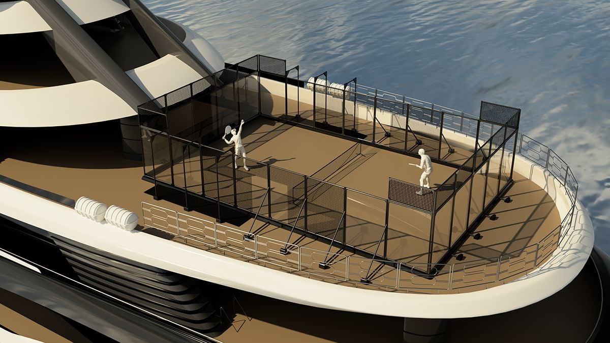 Padel ball has become such a rage that superyacht owners are installing ...