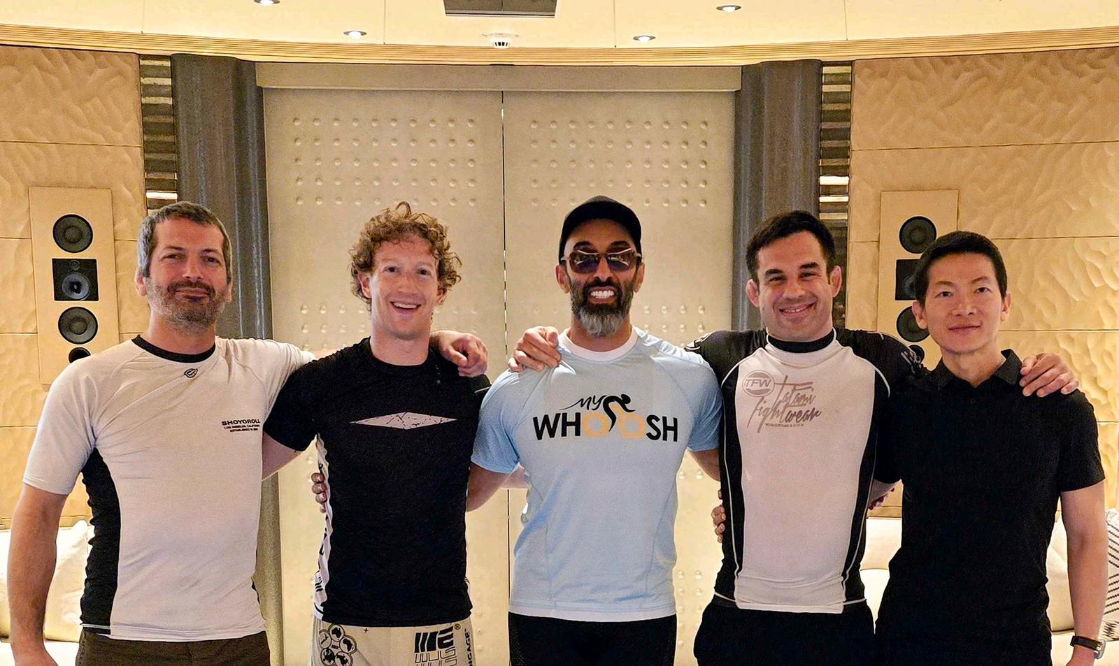 Not over coffee in a boardroom, but Mark Zuckerberg, who trains with ...