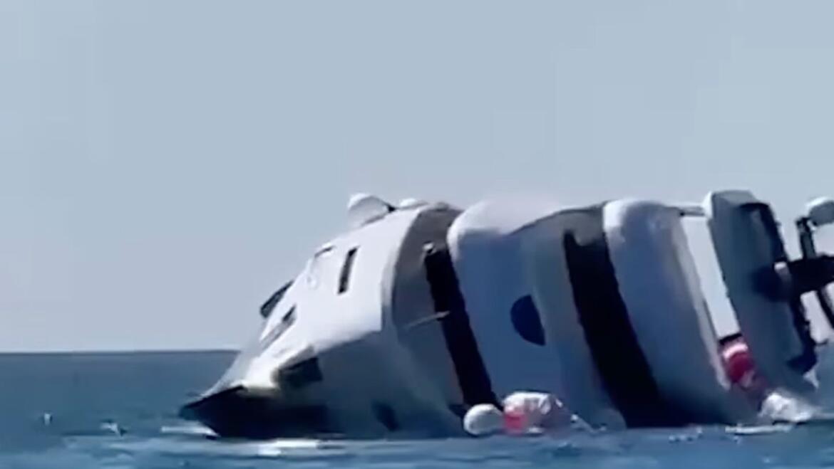 In what could be the most unfortunate yachting incident of 2025, a ...