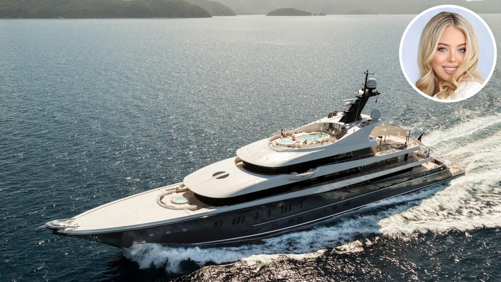 Tiffany Trump was so impressed by this $128 million superyacht that she ...