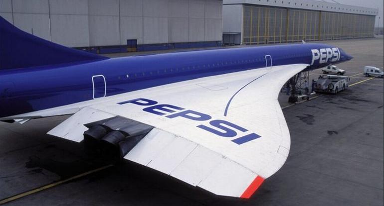 Pepsi paid millions to paint a Concorde in its iconic blue livery. But ...