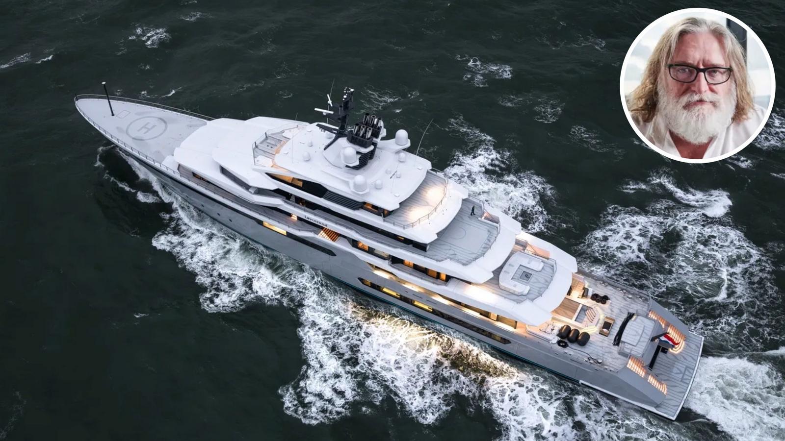 Half-Life game billionaire Gabe Newell is all set to take delivery of ...