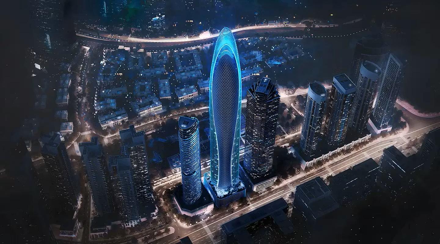 Not a single residence tower, but an entire Mercedes-Benz city ...