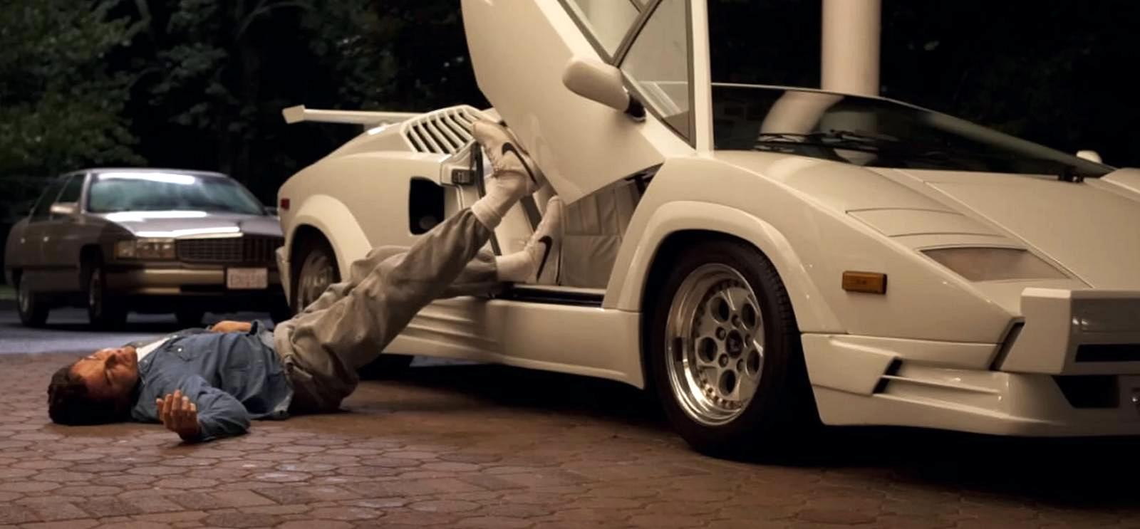 When two white Lamborghini Countach 25th Anniversary models from The ...